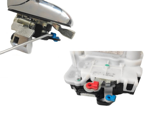 Blue Plastic Clip for Outer Door Handle Door Lock Fiat 500 14578082 ...