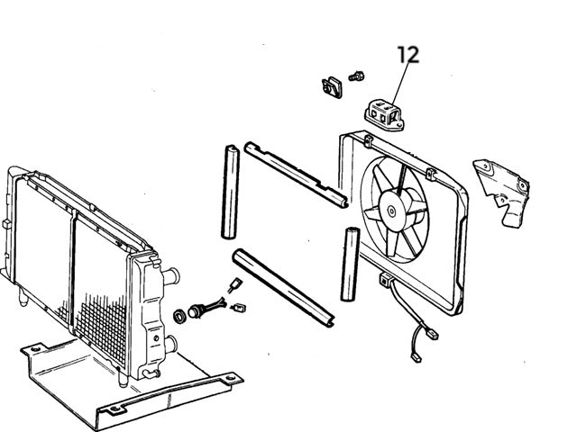 Resistor Radiator Fan Lancia Delta HF Integrale 7782831 51736774 – AE CAR