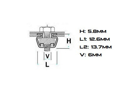 Cage Nut (Doors) Alfa Romeo 155 Q4 14648290 – AE CAR