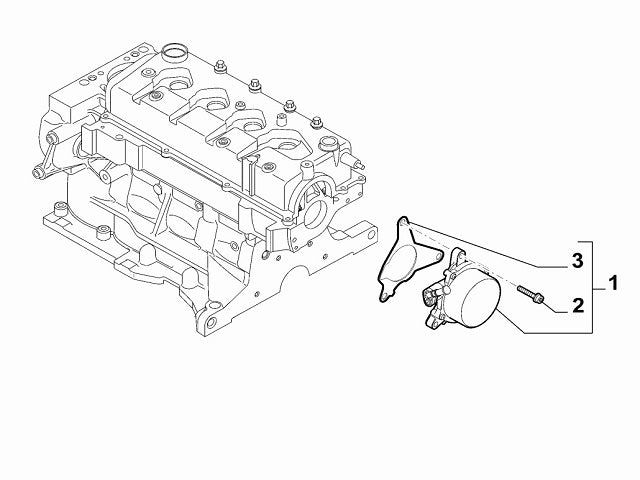 Brake Vacuum Pump Gasket Abarth Punto Evo, MY12 1.4 Turbo 55233645 – AE CAR
